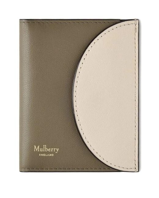 Mulberry Bi-Fold Half-Moon Wallet in Brown | Lyst UK