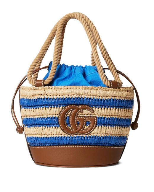 Gucci Rope Strap Tote Bag in Blue | Lyst UK