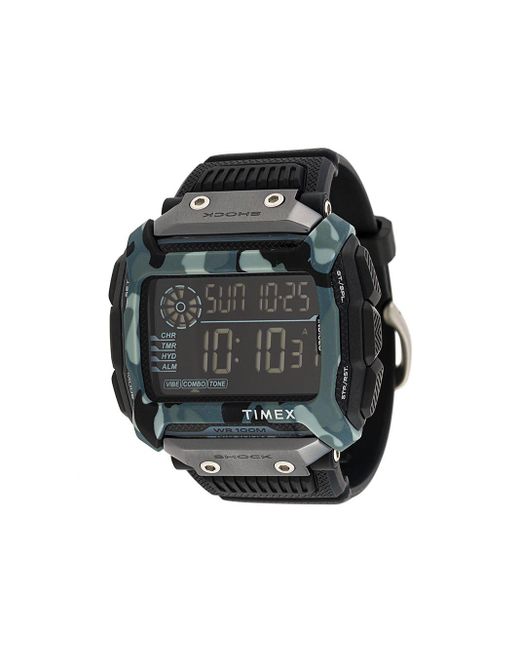 Timex Command Shock 54mm Watch in Black for Men | Lyst