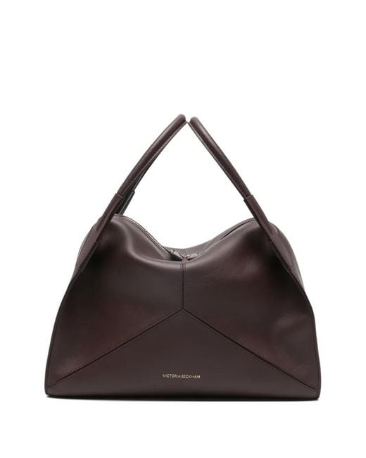 Victoria Beckham Plié Tote Bag in Brown | Lyst UK