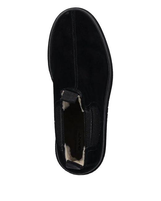 GANT Sistown Pull-Tab Platform Boots in Black | Lyst UK
