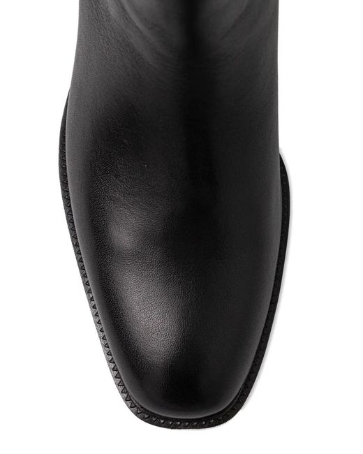 Jeffrey Campbell Lada Block-Heel Knee-High Boots in Black | Lyst UK