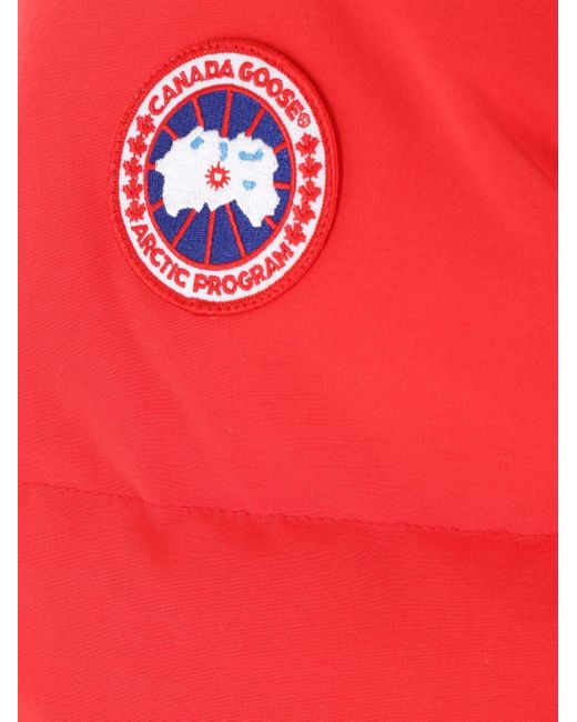 Canada Goose Logo-Patch Vest in Red for Men | Lyst