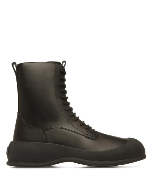 Bally Celsyo Round-Toe Boots in Black for Men | Lyst