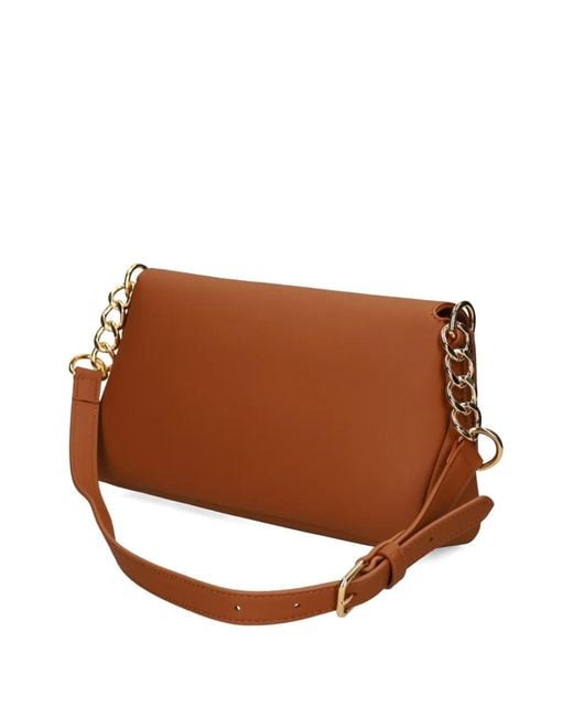 Love Moschino Logo-Lettering Shoulder Bag in Brown | Lyst UK