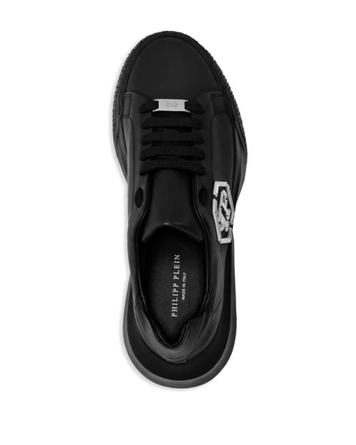 Philipp Plein Godzilla Runner Logo-Plaque Sneakers in Black | Lyst