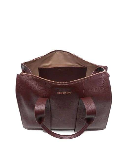 Alexander Smith Large Jane Leather Tote Bag in Purple | Lyst UK