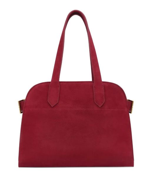 POTAMY Mini Suede Tote Bag in Red | Lyst