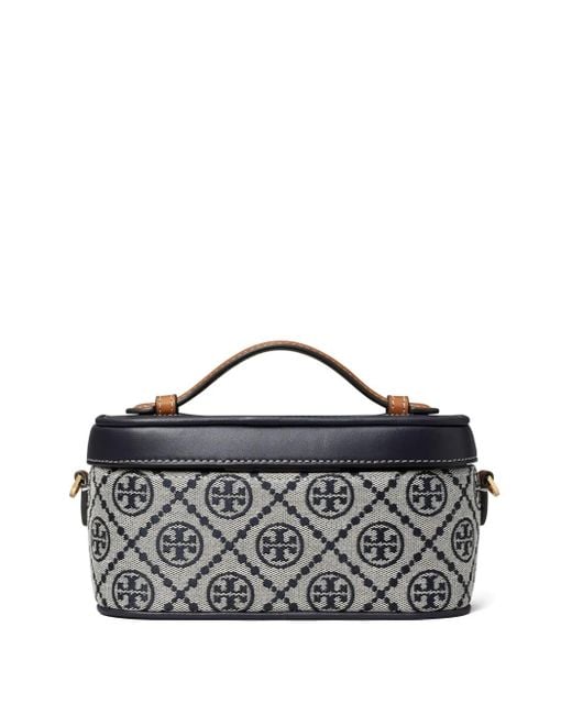Tory Burch Monogram-Pattern Tote Bag in Blue | Lyst