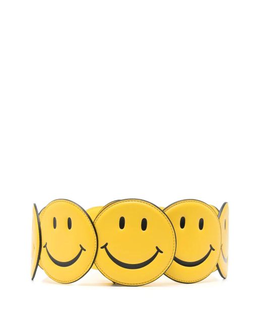 Moschino Smile Belt in Yellow | Lyst