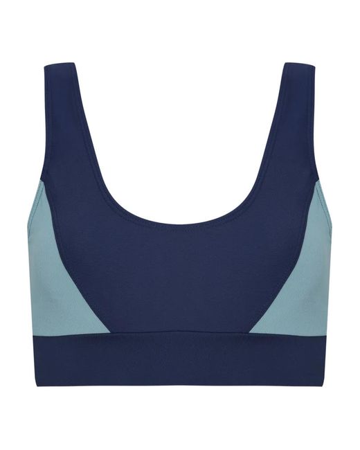 Lygia & Nanny Flow U-Neck Sports Bra in Blue | Lyst UK
