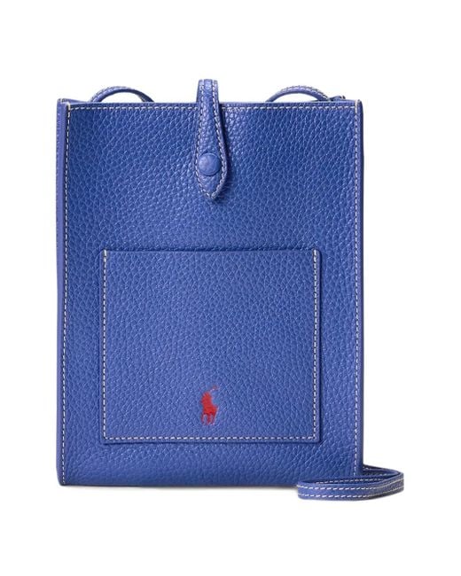 Polo Ralph Lauren Polo Play Shoulder Bag in Blue | Lyst UK