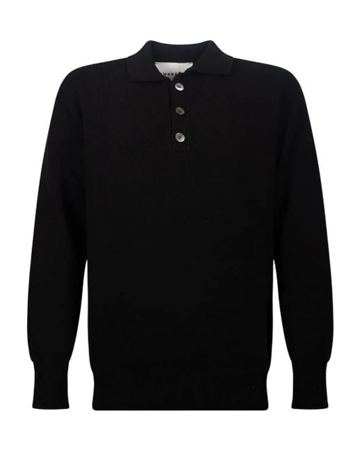 Amaranto Ribbed Button Sweater in Blue for Men | Lyst UK