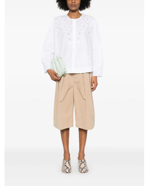 Soeur Destinee Blouse in White | Lyst