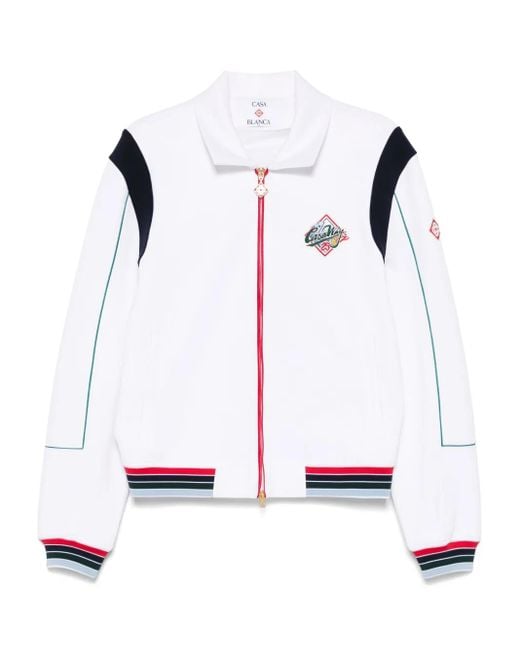 CASABLANCA Casa Way Sports Jacket in White for Men | Lyst