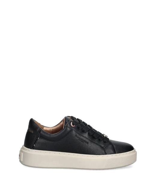 Alexander Smith London Logo Plaque Sneakers in Black | Lyst UK