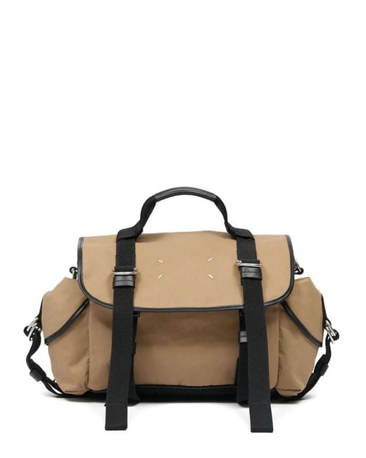 Maison Margiela Four-Stitch Logo Tote Bag in Metallic | Lyst UK