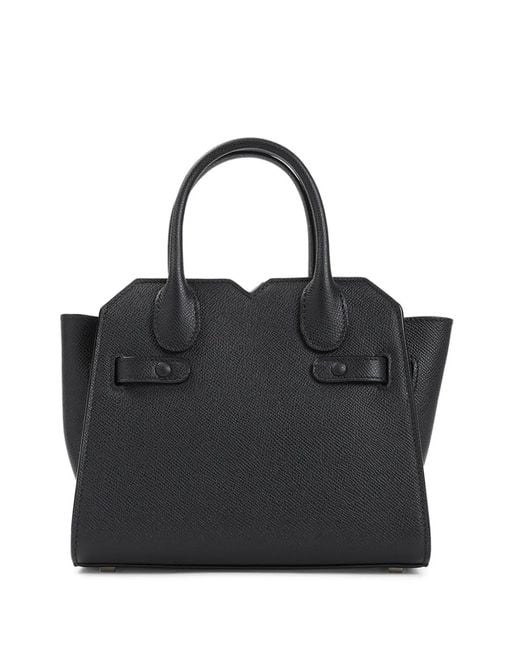 Valextra Milano Tote Bag in Black | Lyst
