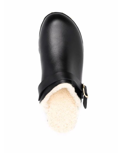 Ancient Greek Sandals Closed Leather Clogs in Black | Lyst UK