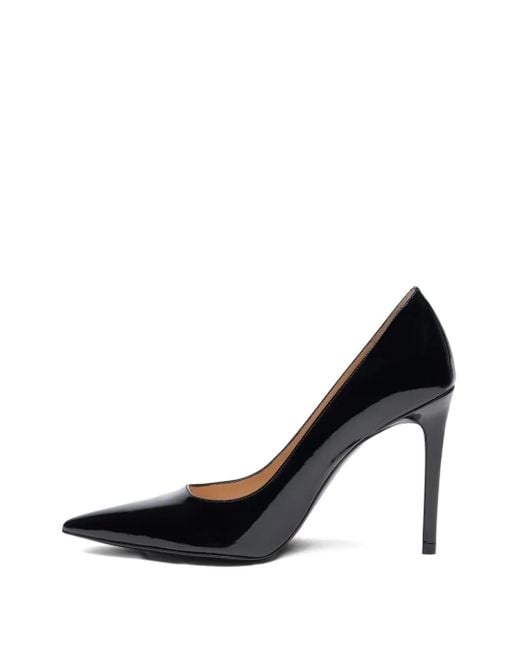 Stuart Weitzman 100Mm Stuart Power Pumps in Black | Lyst