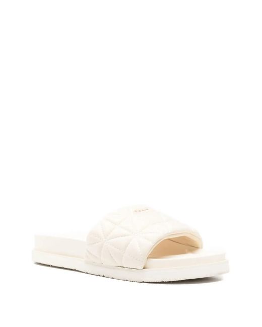 GANT Quilted Sliders in White | Lyst