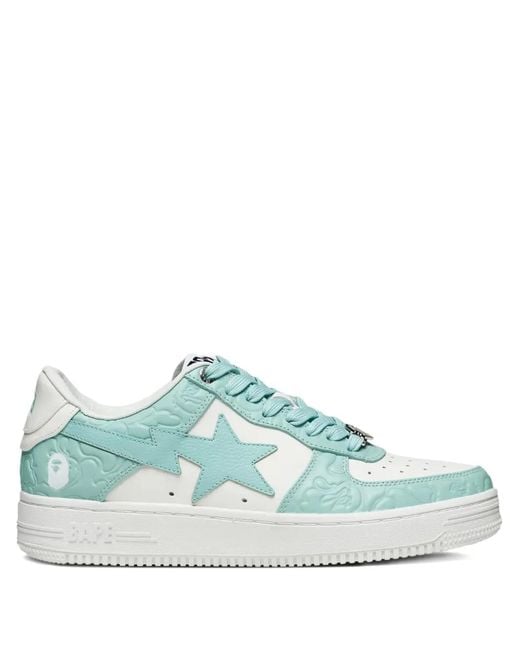 A Bathing Ape Bape Sta 4 M1 Star Low-Top Sneakers in Blue for Men | Lyst UK