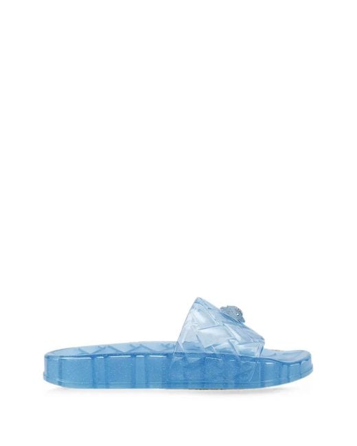 Kurt Geiger Meena Jelly Slides in Blue | Lyst UK