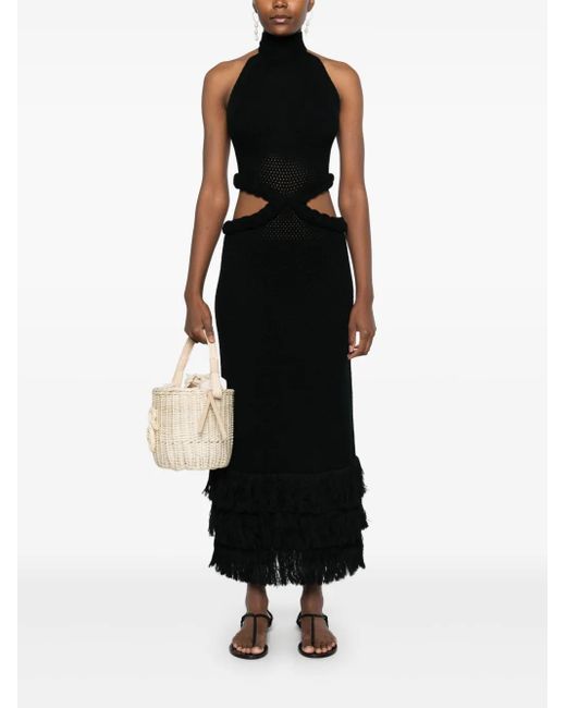 Johanna Ortiz The Unknown Maxi Dress in Black | Lyst