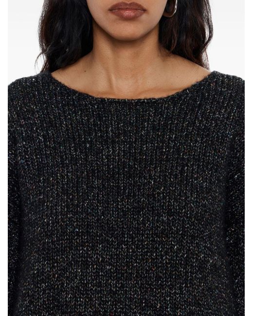 Bimba Y Lola Inside-Out Seams Jumper in Black | Lyst