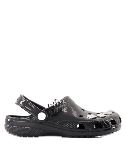 Crocs™ Pyramid Stud-Embellishment Clogs in Black | Lyst UK