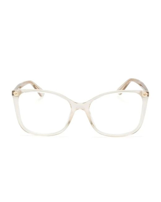 Gucci Square-Frame Optical Glasses in Natural for Men | Lyst UK
