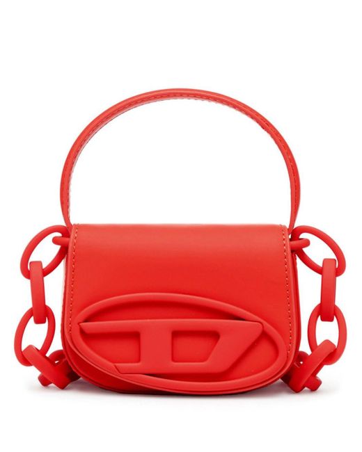 DIESEL 1Dr Xs Leather Mini Bag in Red | Lyst UK