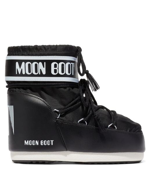 Moon Boot Icon Low Snow Boots in Black | Lyst UK