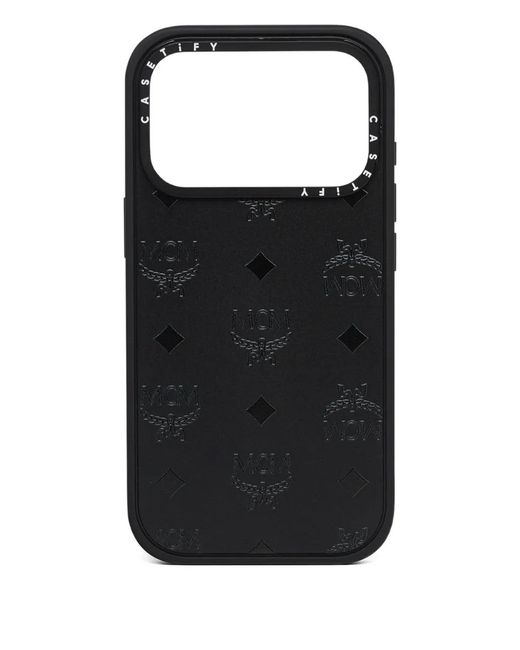 MCM X Casetify Monogram-Pattern Iphone 17 Pro Case in Black | Lyst UK