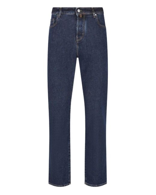 Jacob Cohen Logo-Patch Jeans in Blue for Men | Lyst UK