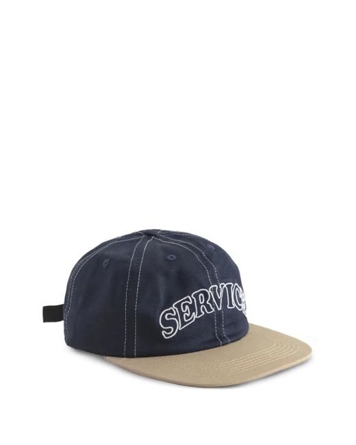 Service Works Arch-Logo Baseball Cap in Blue for Men | Lyst