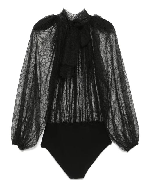 Atu Body Couture Lace Bodysuit in Black | Lyst