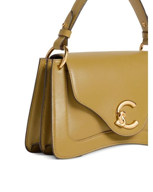 Coccinelle Small C-Me Logo-Plaque Tote Bag in Metallic | Lyst