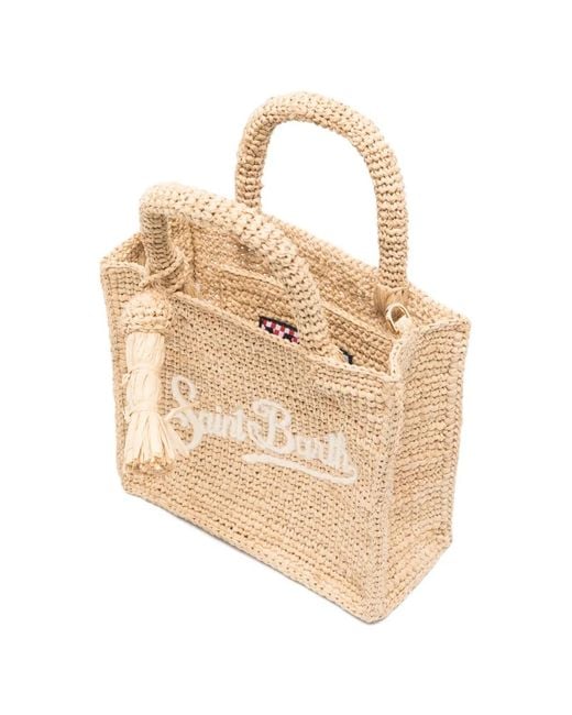 MC2 Saint Barth Mini Vanity Tote Bag in Natural | Lyst UK