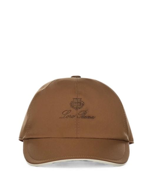 Loro Piana Logo-Embroidered Baseball Cap in Brown for Men | Lyst