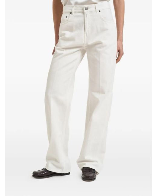 Haikure Bonnie Bull Jeans in White | Lyst