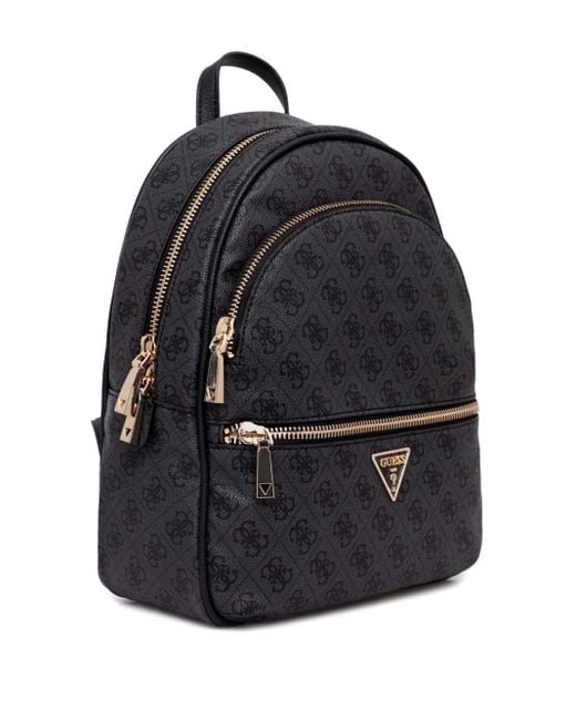 Guess Monogram Backpack in Blue | Lyst