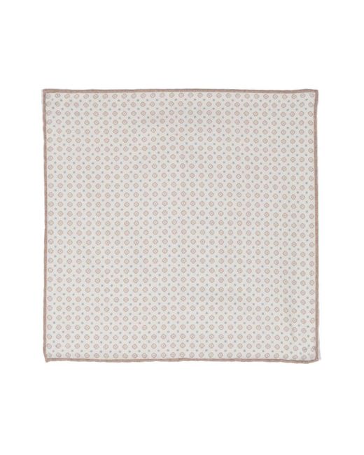 Eleventy Graphic-Print Handkerchief in White for Men | Lyst UK