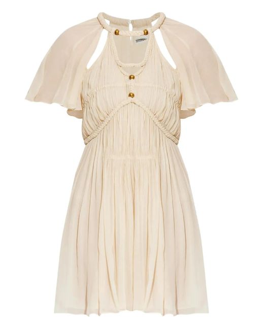 Isabel Marant Randalia Mini Dress in Natural | Lyst