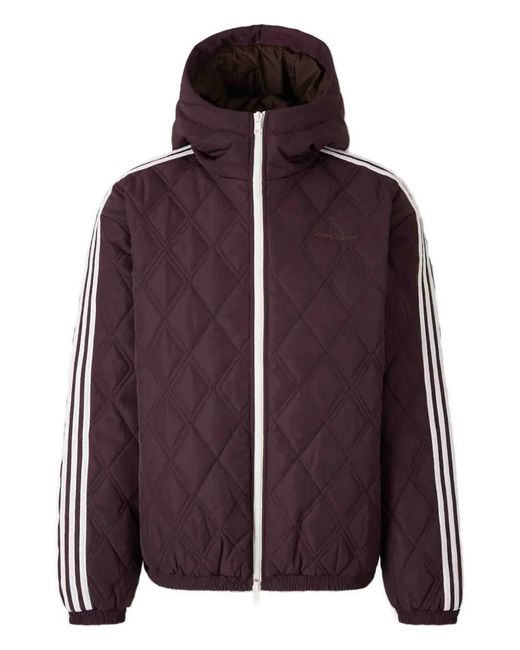 Wales Bonner Quilted Stripe Technical Zip Jacket in Purple for Men ...