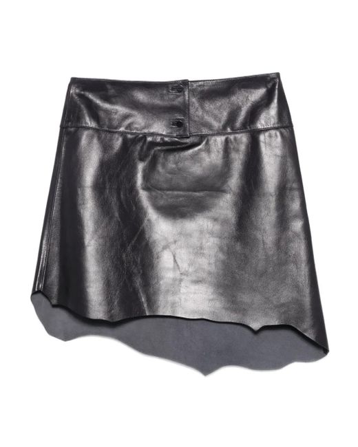 Paloma Wool Asymmetric Mini Skirt in Grey | Lyst UK