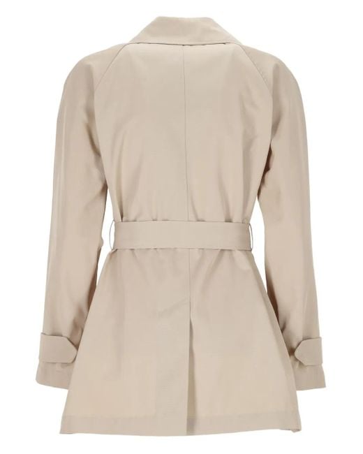 Marella Trench Jacket in Natural | Lyst