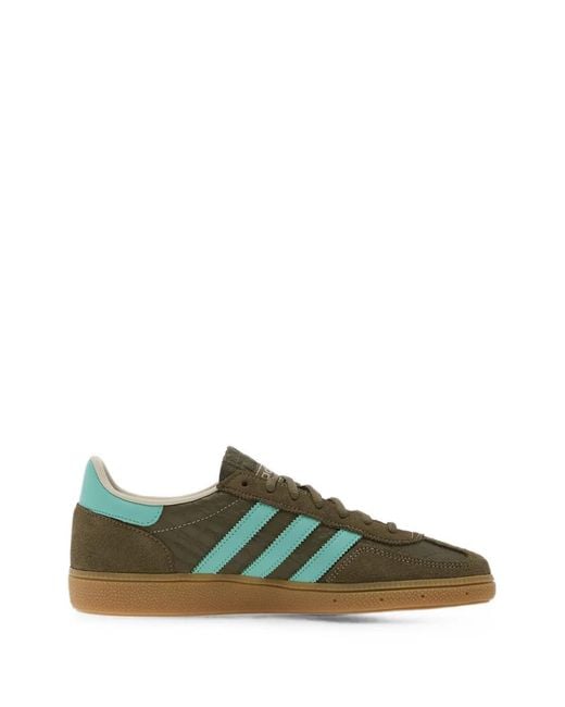 adidas Handball Spezial Croc-Effect Low-Top Sneakers in Green for Men ...