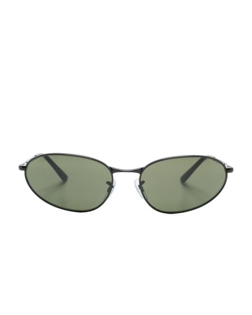 Ray-Ban Rb3734 Oval-frame Sunglasses in Green | Lyst UK