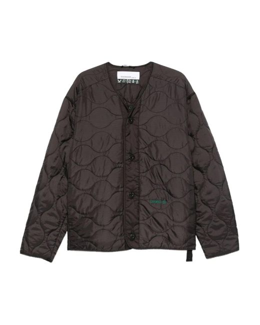Peacemaker Oamc Quilted Buttoned Jacket in Grey for Men | Lyst UK